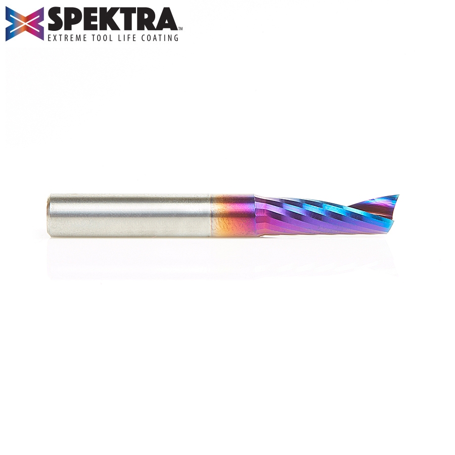 Amana Tool 51404-K Spektra Coated SC Spiral O Single Flute, Plastic ...